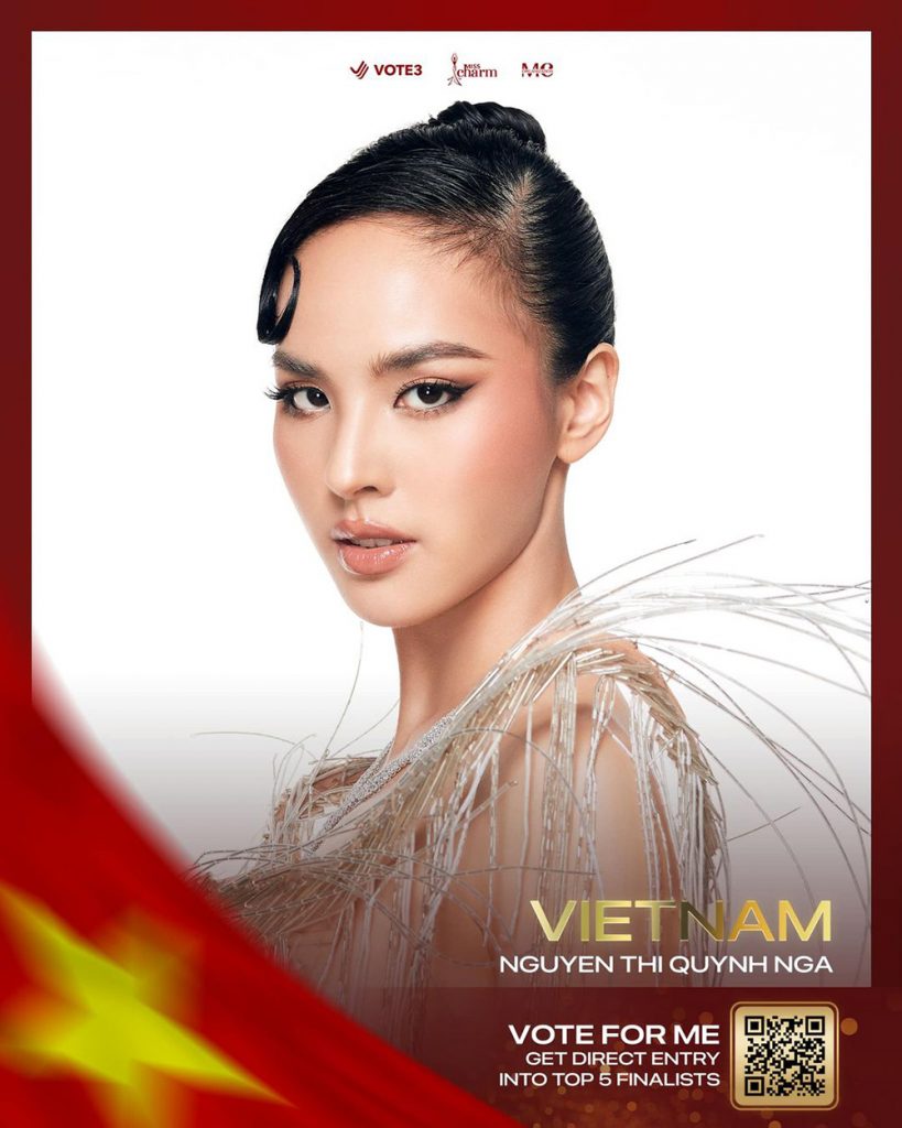 MC Quỳnh Nga VTV đại diện Việt Nam tham dự Miss Charm 2024