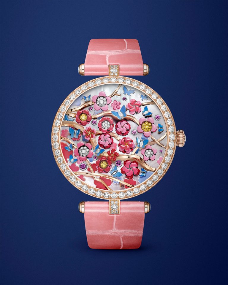 Đồng hồ Lady Arpels Heures Florales: Xem giờ bằng đếm hoa | Harper's ...