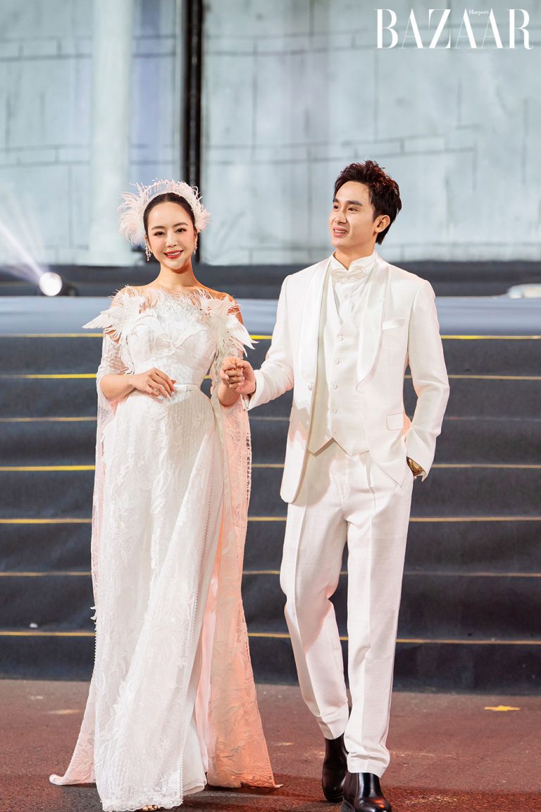 NTK Nguyễn Trường Duy ra mắt BST áo dài cưới ở Đà Lạt | Harper's Bazaar Việt Nam
