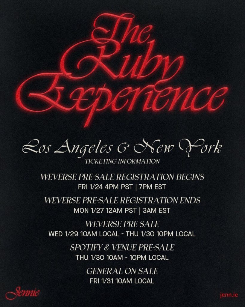 Jennie mở mini concert cho album Ruby, gây quỹ cho Los Angeles | Harper's Bazaar Việt Nam