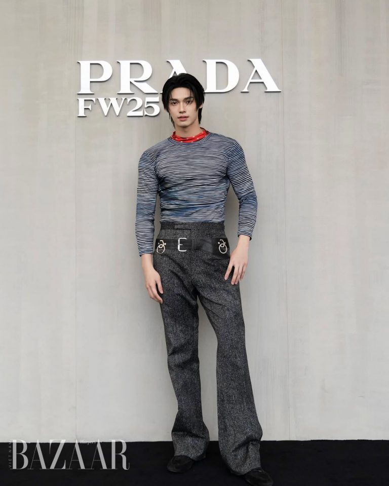 Kim Soo Hyun hội ngộ Lý Hiện, Win Metawin ở front row Prada | Harper's ...