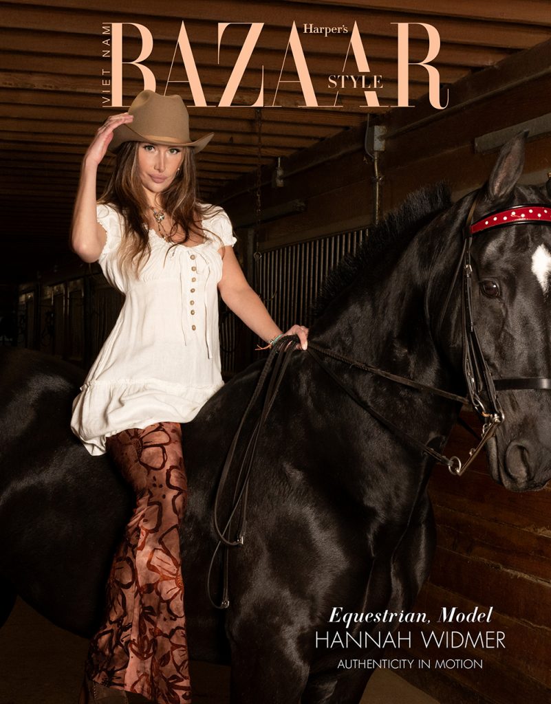 Model Hannah Widmer shows her authenticity in motion