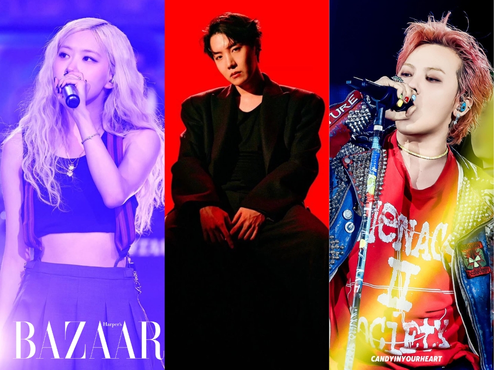 Rosé, j-hope, G-Dragon đến Pháp biểu diễn từ thiện | Harper's Bazaar ...