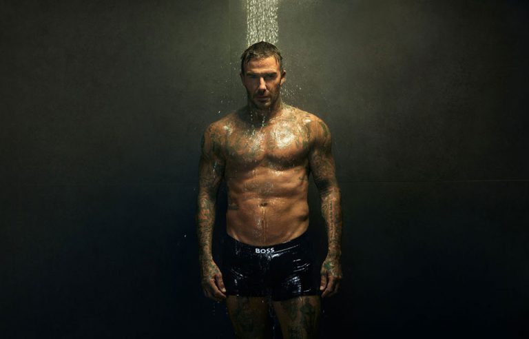 David Beckham khoe hình thể phong độ cùng BOSS ONE | Harper's Bazaar ...