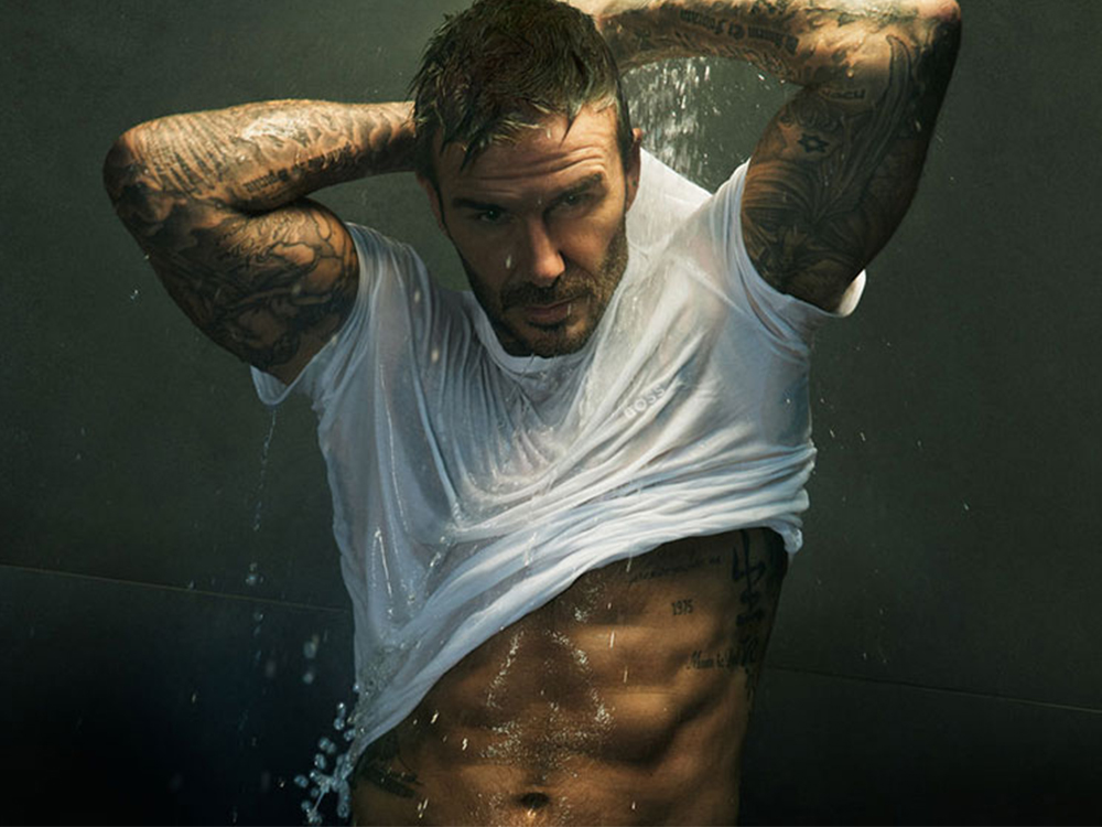 David Beckham khoe hình thể phong độ cùng BOSS ONE | Harper's Bazaar ...