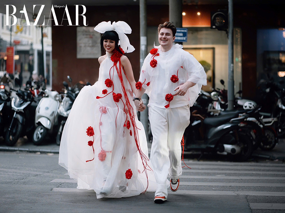 Siêu mẫu Jessica Minh Anh xuống phố Sài Gòn ngày Valentine | Harper's ...