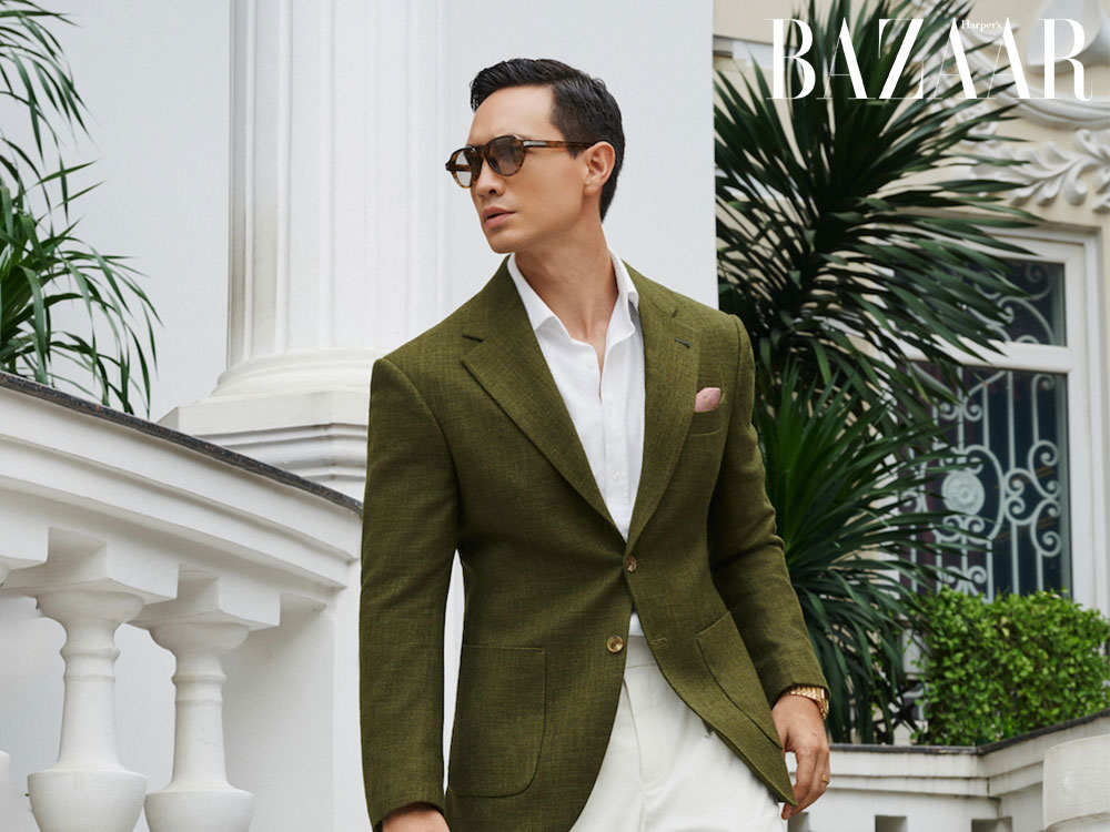 Kim Lý hào hoa phong nhã với suit của Kim x KIM
