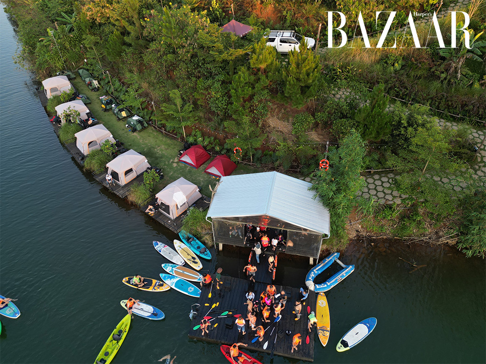 Trải nghiệm camping ở By The Lake Homestead, Bảo Lâm | Harper's Bazaar ...