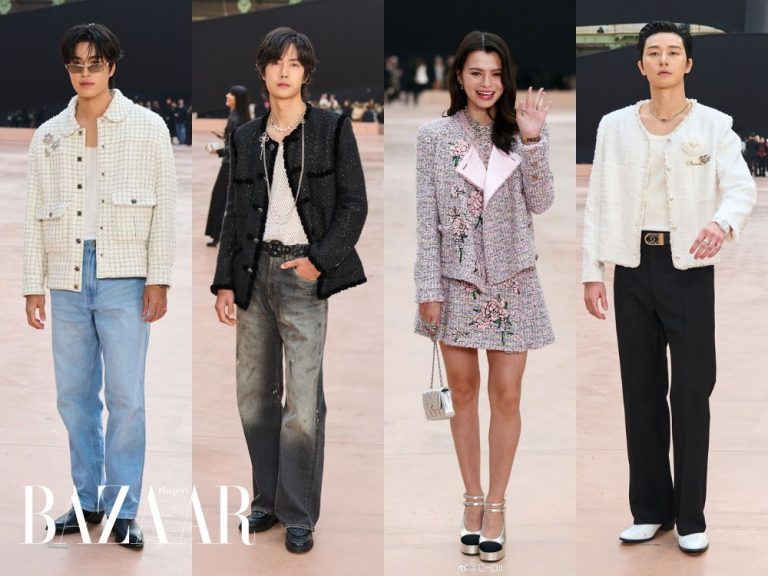 Vương Nhất Bác, Becky, Gemini Norawit tại show Chanel | Harper's Bazaar ...