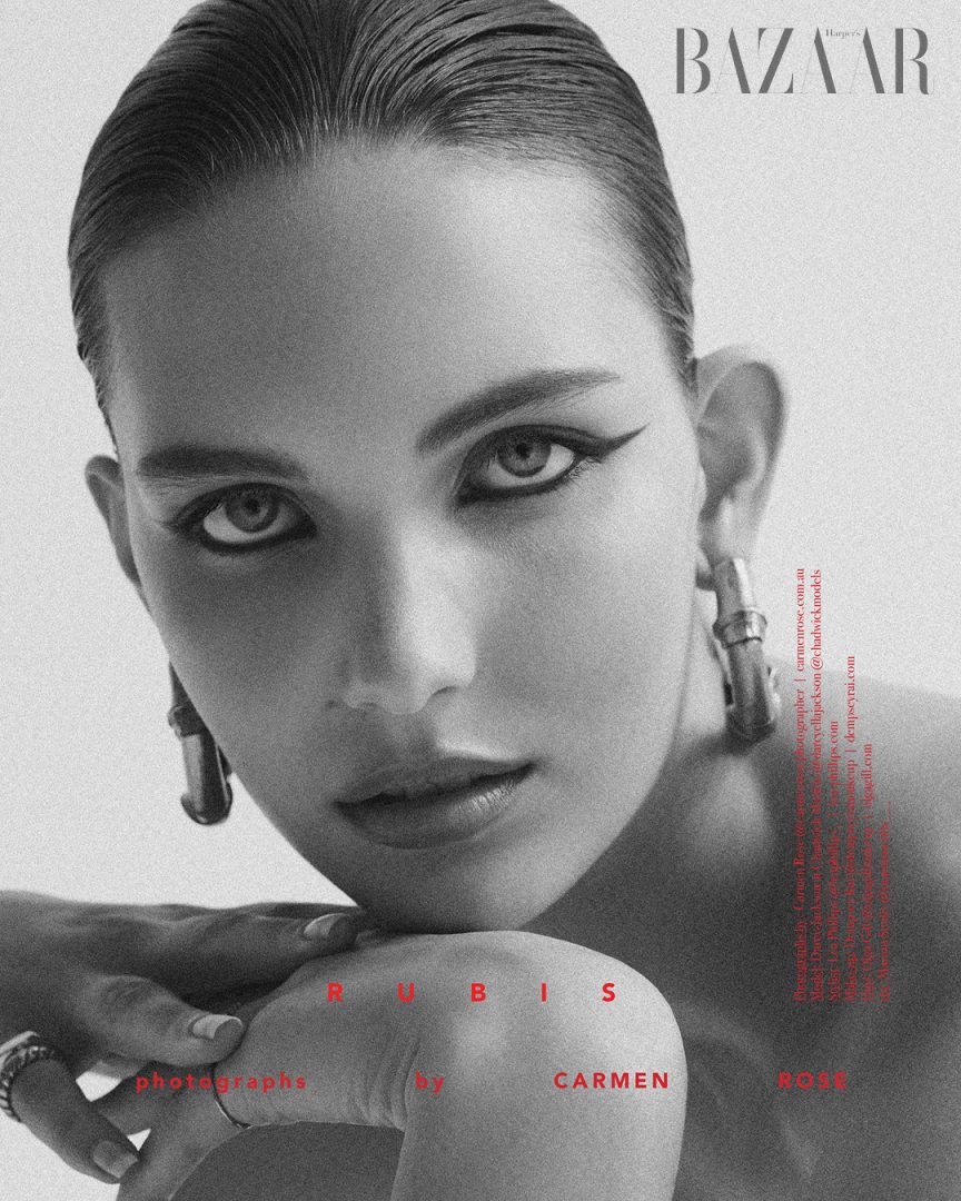 Người mẫu Darcy-Jackson trong bộ ảnh "Le Rubis" của nhiếp ảnh gia Carmen Rose | Harper's Bazaar ...
