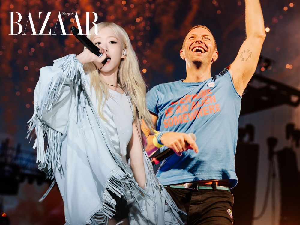 Coldplay thay Bruno Mars trình diễn siêu hit APT. cùng ROSÉ | Harper's ...