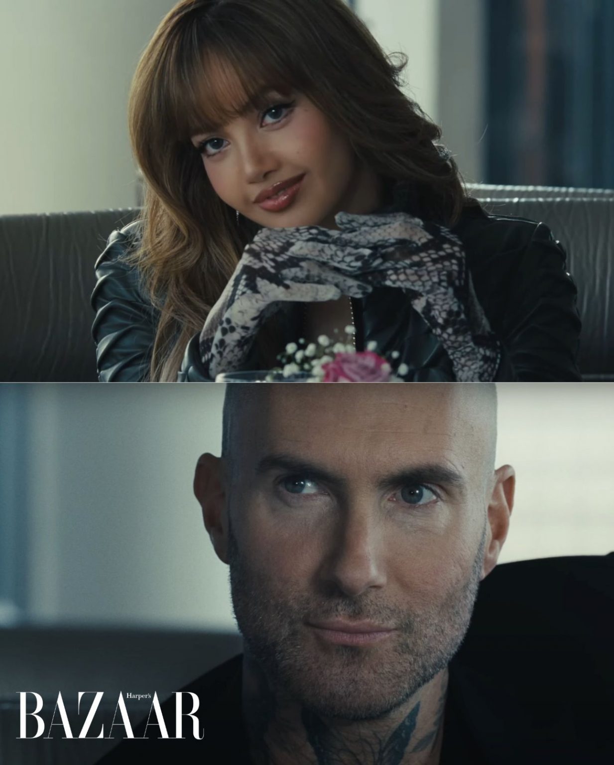 Lisa và Maroon 5 tái hiện phim điệp viên Mr. & Mrs. Smith | Harper's ...