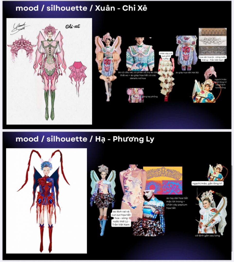 Thời trang hát bội của tiết mục Hề trong Em Xinh "Say Hi" | Harper's Bazaar Việt Nam