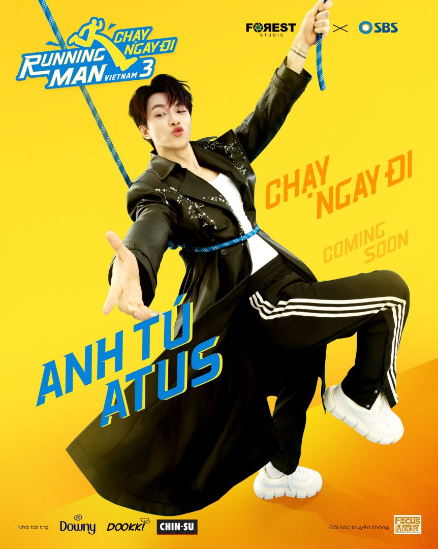 Anh Tú Atus gia nhập đường đua Running Man Việt Nam mùa ba | Harper's ...
