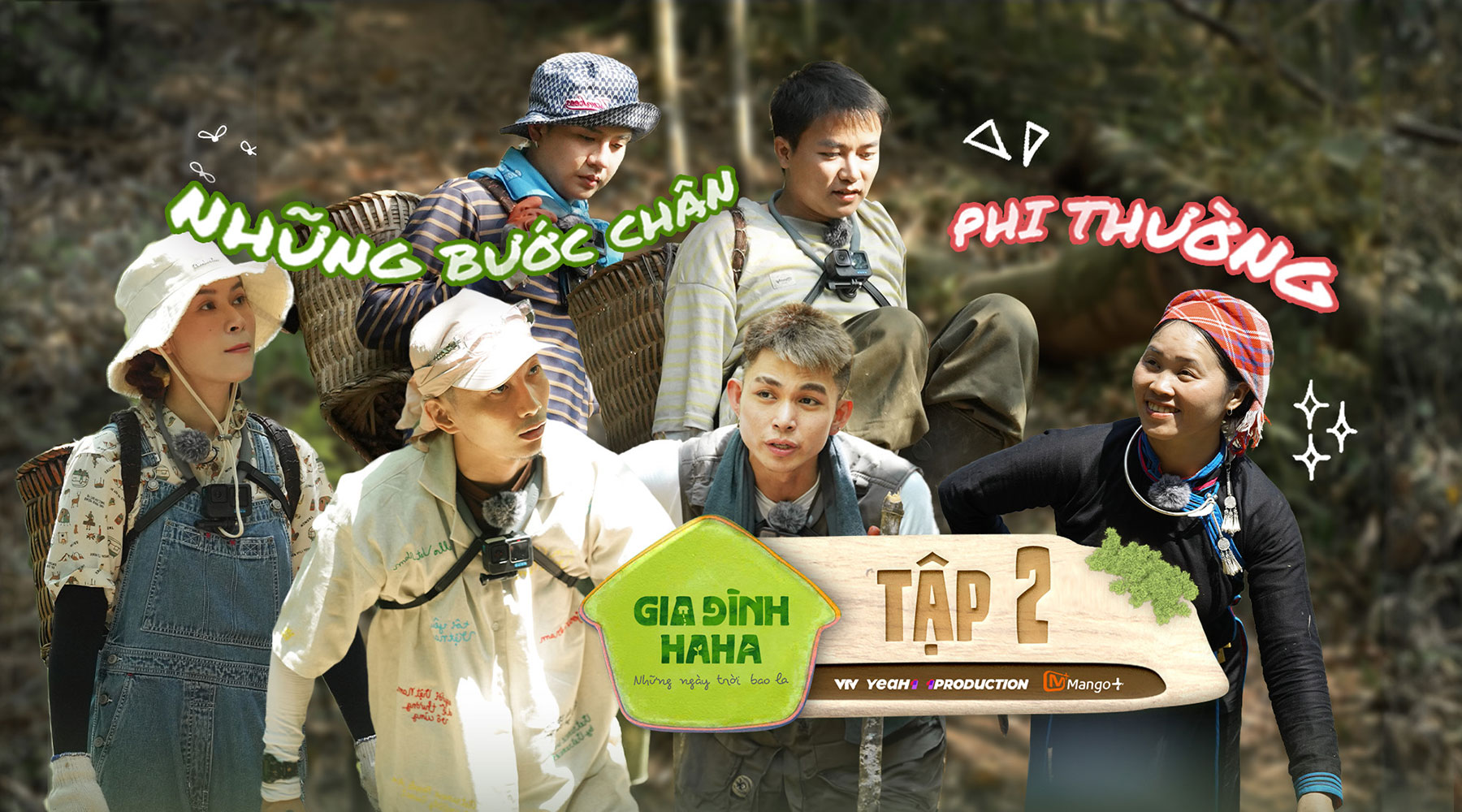 Tập 2 Gia Đình Haha: Các anh tài chị đẹp trải nghiệm kỹ năng sinh tồn ...