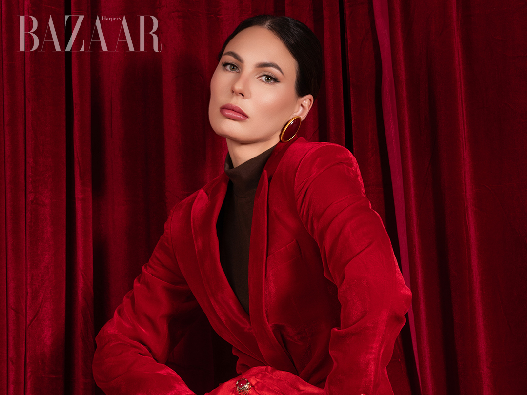 Anastasiia Vdovychenko | Velvet Reign by Karmic Couture | Harper's ...