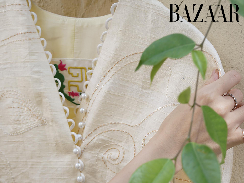 NTK Trịnh Bích Thủy mang tinh hoa lụa Việt đến triển lãm “Shapes of Lotus – Liên cảnh”