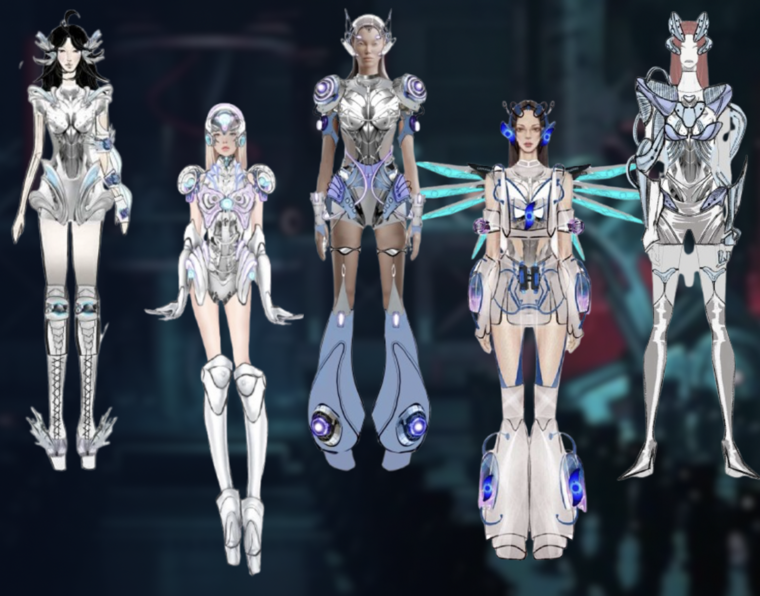 Châu Bùi chỉ có 5 ngày tạo trang phục, sân khấu Cyberpunk cho Em Xinh ...