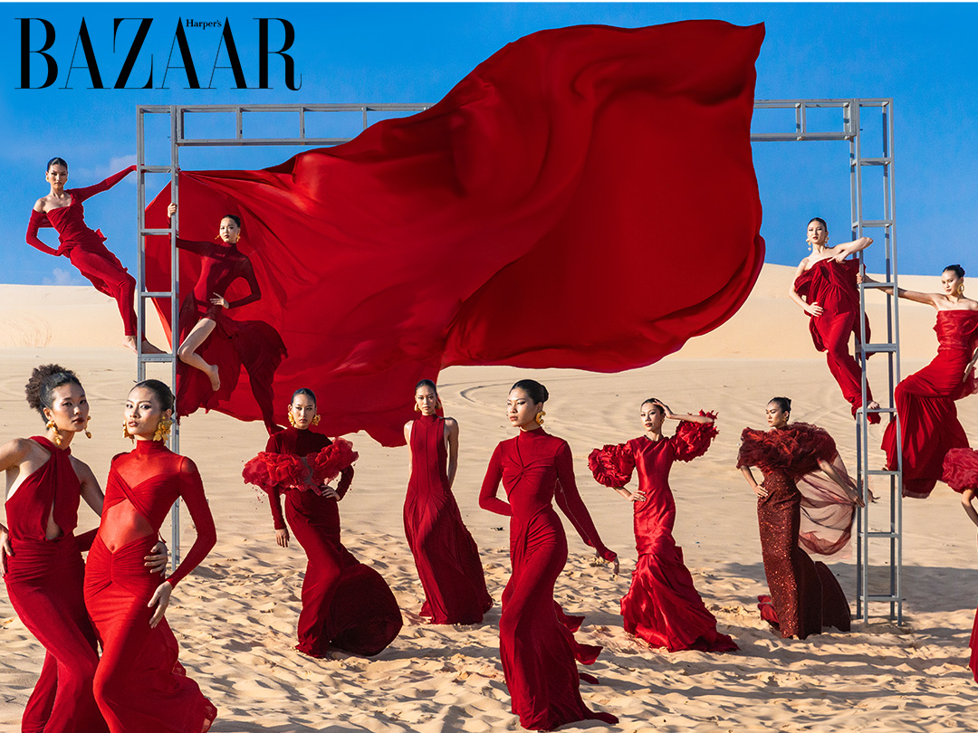 Vietnam’s Next Top Model 2025: Photoshoot giữa đồi cát | Harper's ...