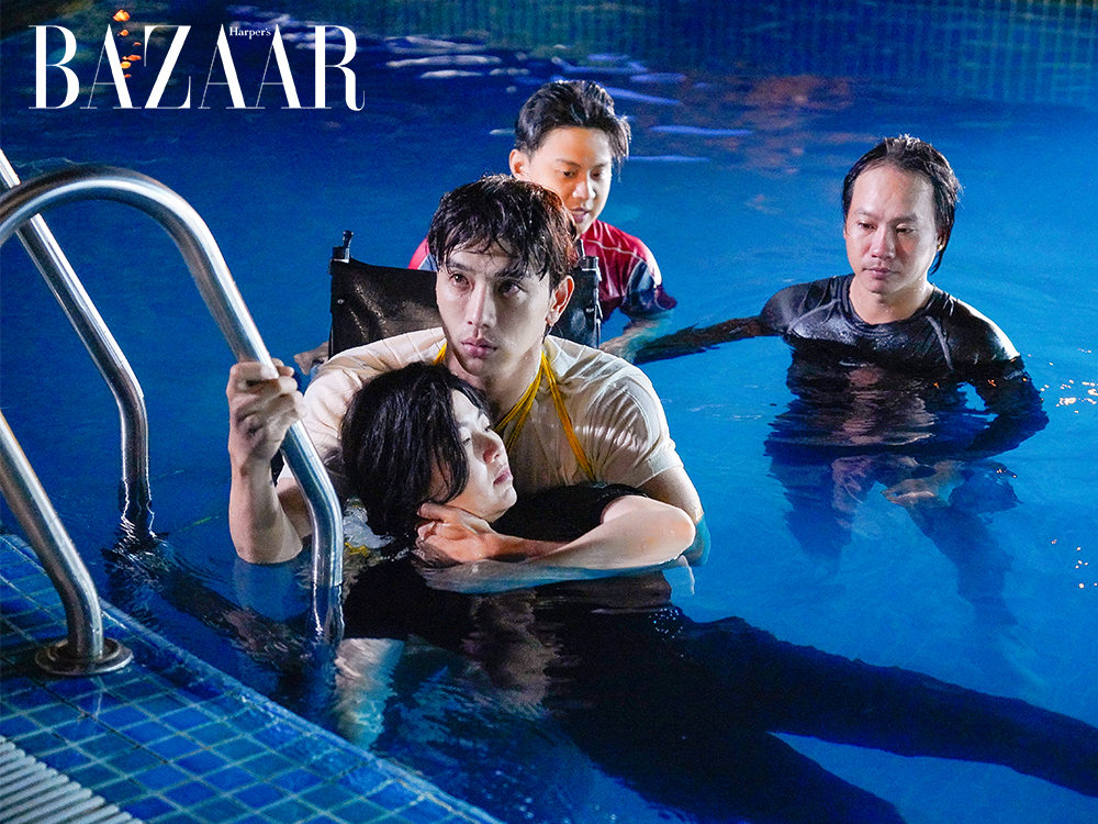 Lê Khánh, Thuận Nguyễn tự thực hiện cảnh quay khó trong Chị Ngã Em Nâng | Harper's Bazaar Việt Nam