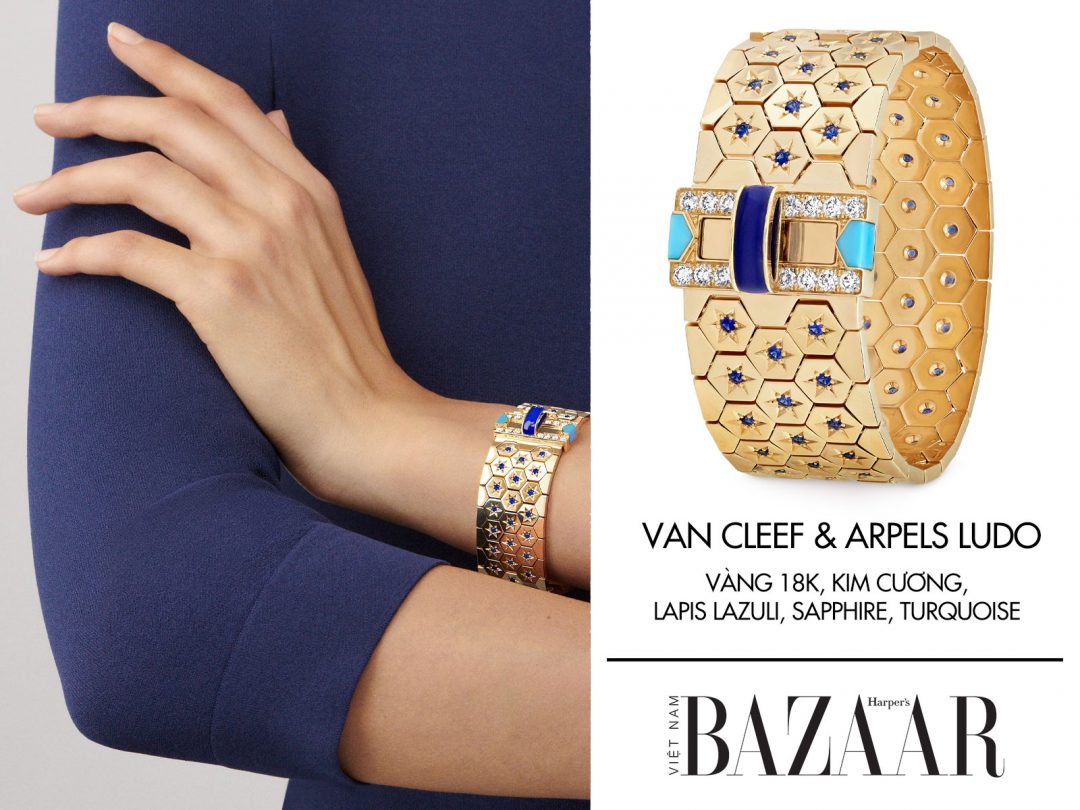 Vòng tay Ludo, "chiếc dây nịt couture" của Van Cleef & Arpels | Harper ...