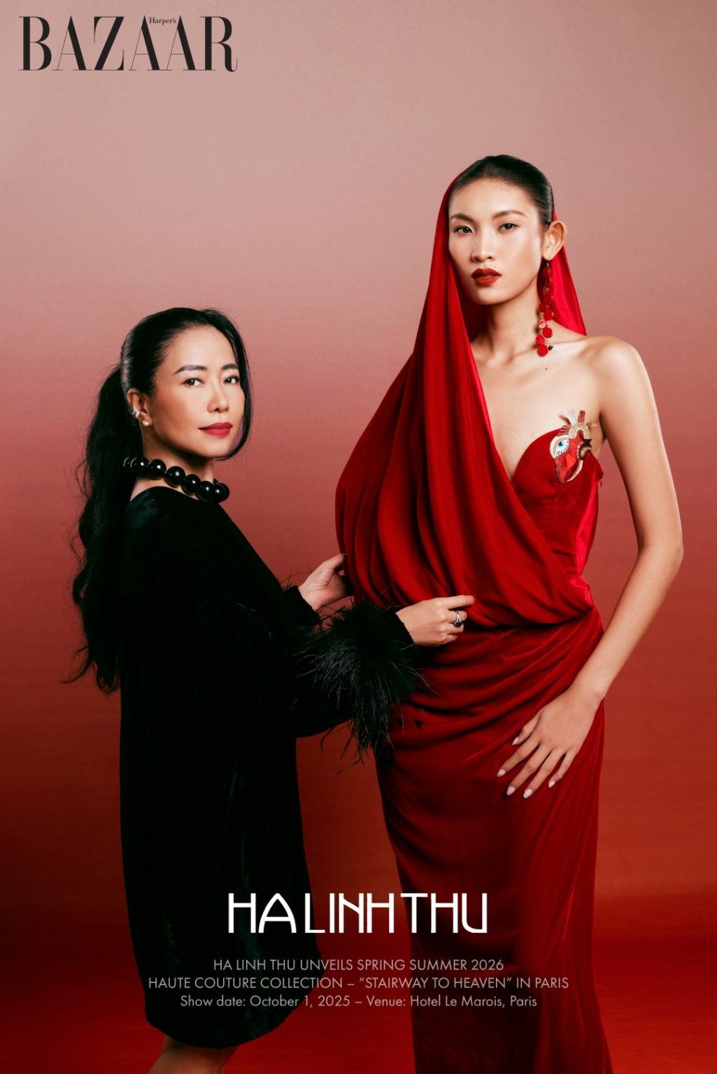 Hà Linh Thư ra mắt BST Xuân Hè 2026 tại Paris Fashion Air | Harper's ...
