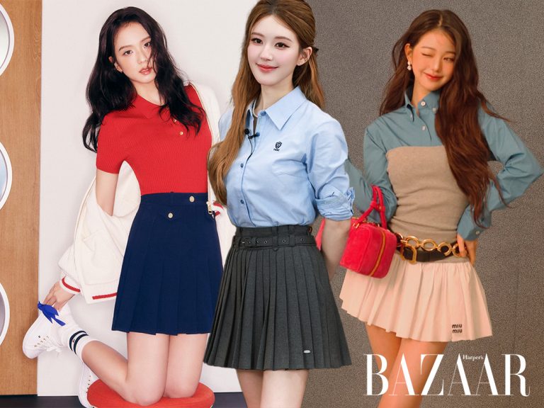 Hack tuổi như Triệu Lộ Tư, Jisoo, Jang Won Young với váy xếp ly và áo ...