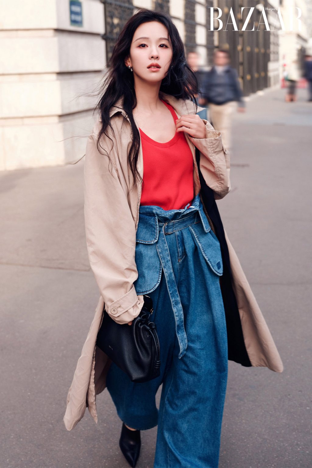 Vương Nhất Bác, Trần Đô Linh chơi màu dopamine dự show Loewe | Harper's ...