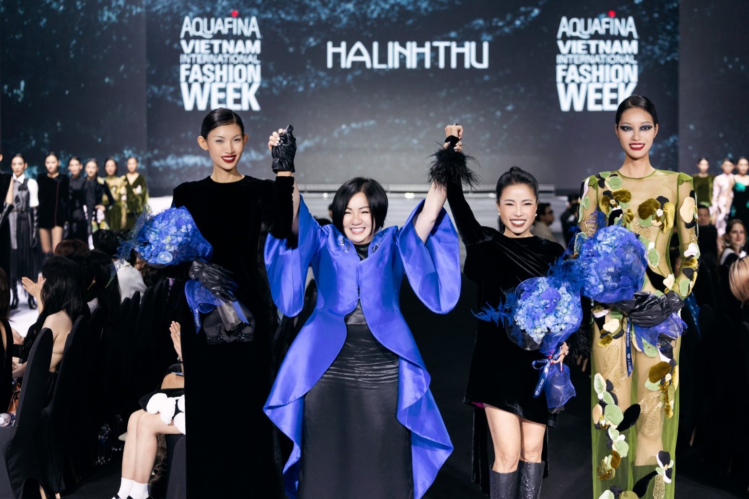 NTK Hà Linh Thư mang BST Black Parade tới AVIFW 2025 | Harper's Bazaar ...
