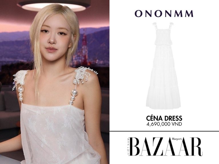 Rosé làm mới thiết kế từ local brand Việt ONONMM | Harper's Bazaar Việt Nam