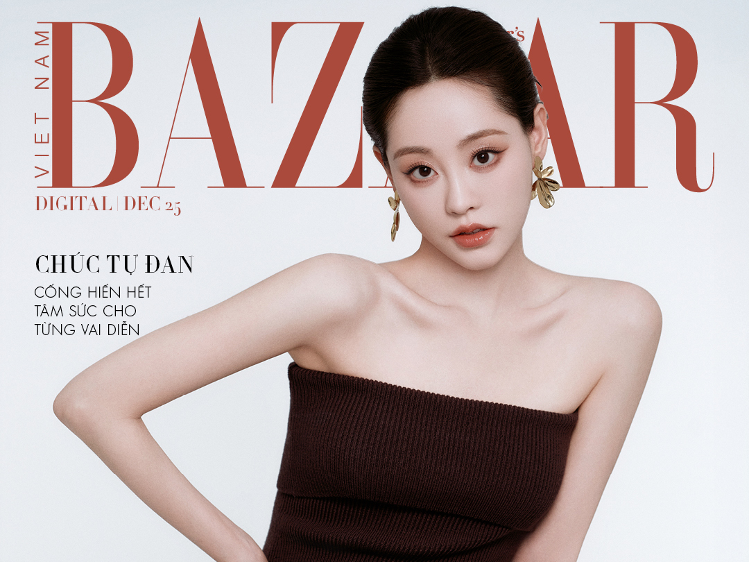 Chúc Tự Đan trên bìa Harper's Bazaar Việt Nam tháng 12/2025 | Harper's ...