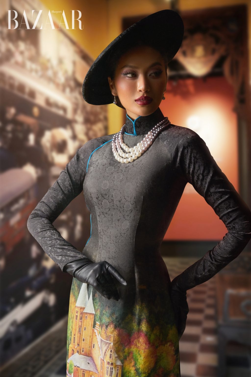 Top 2 Miss Cosmo 2024 hoá Cô Ba Sài Gòn trong áo dài | Harper's Bazaar ...