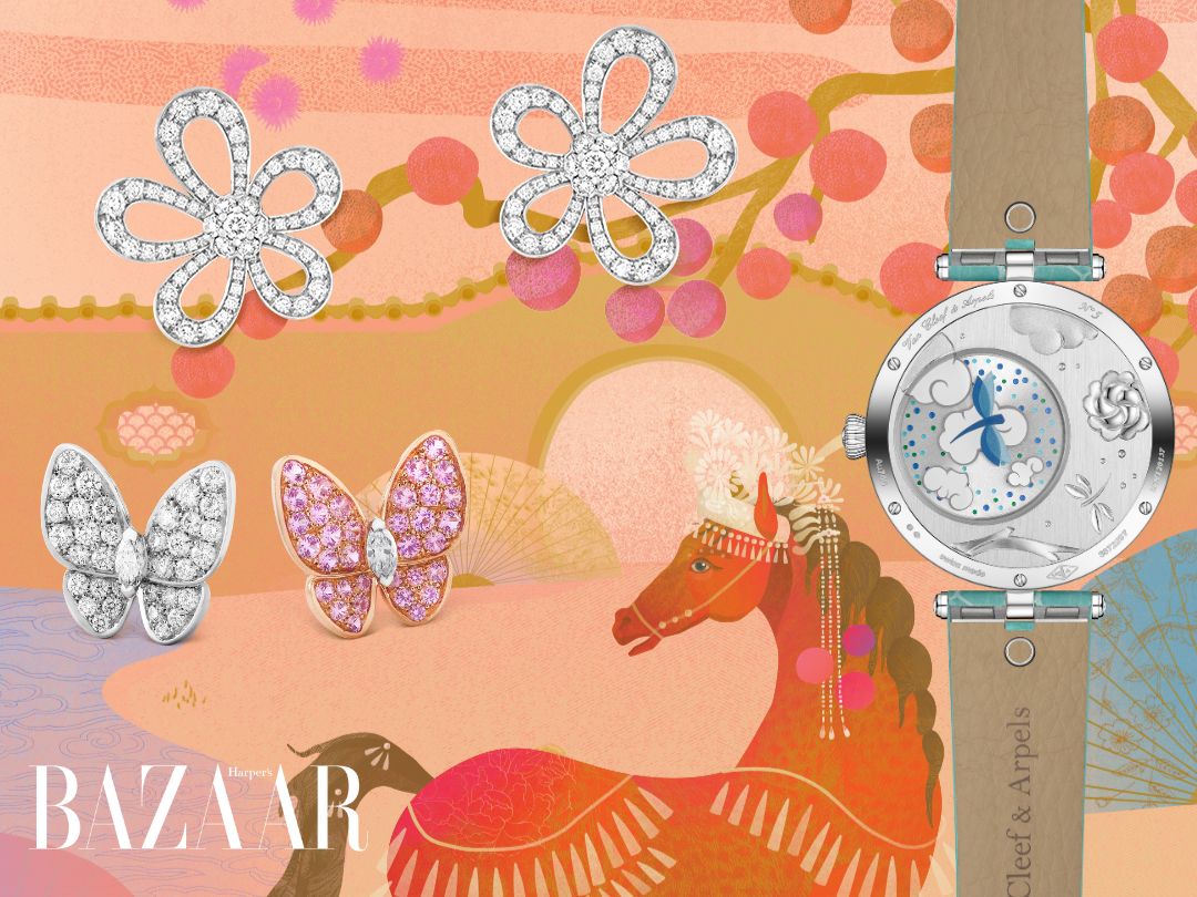 Van Cleef & Arpels đón Tết 2026 với vườn hoa trang sức | Harper's ...