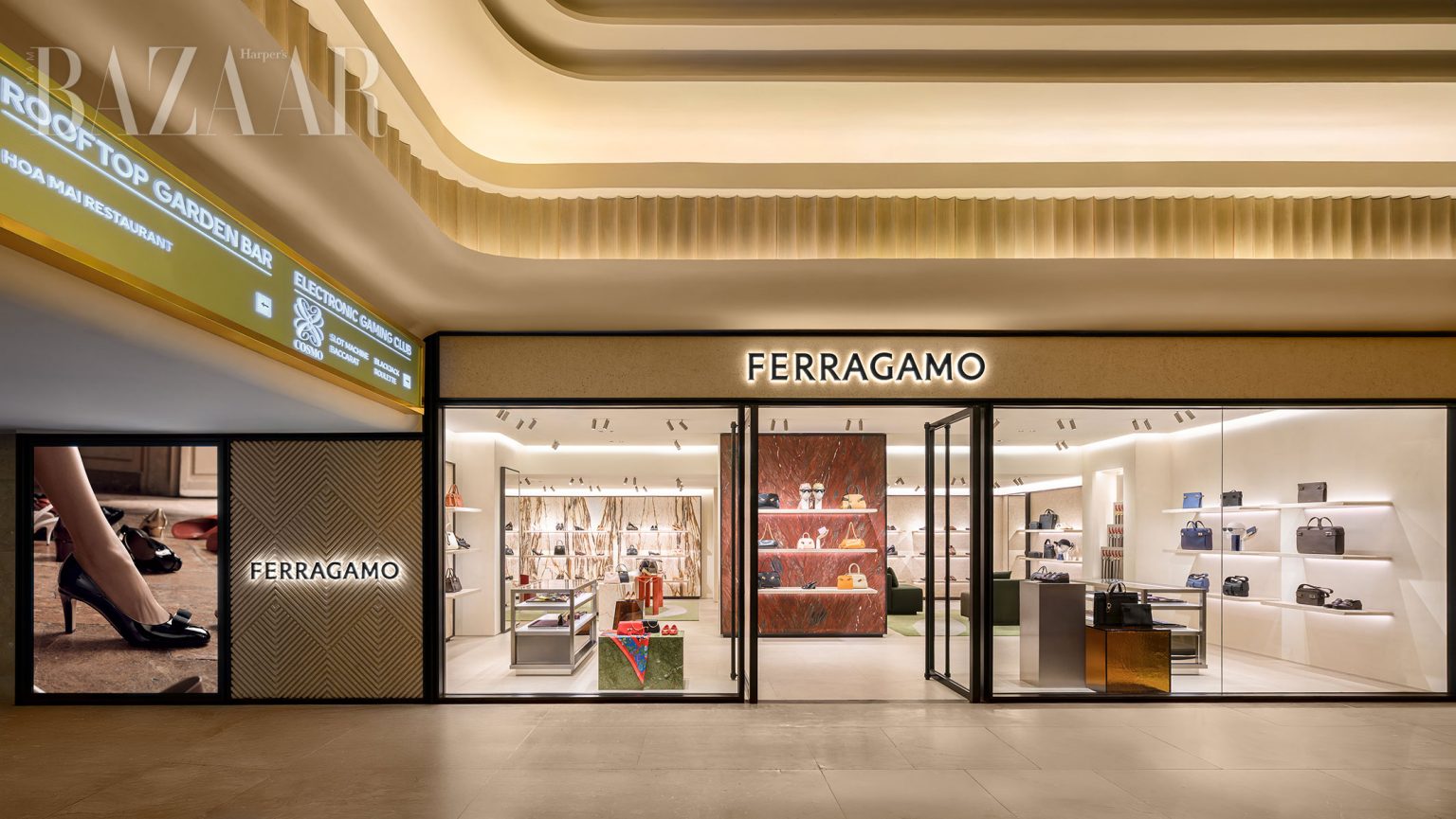 Ferragamo khai trương cửa hàng flagship tại Rex Arcade | Harper's ...