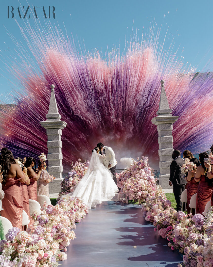 Dalvin Tomlinson and Giselle Devot Tomlinson Wedding Weekend | Harper's ...